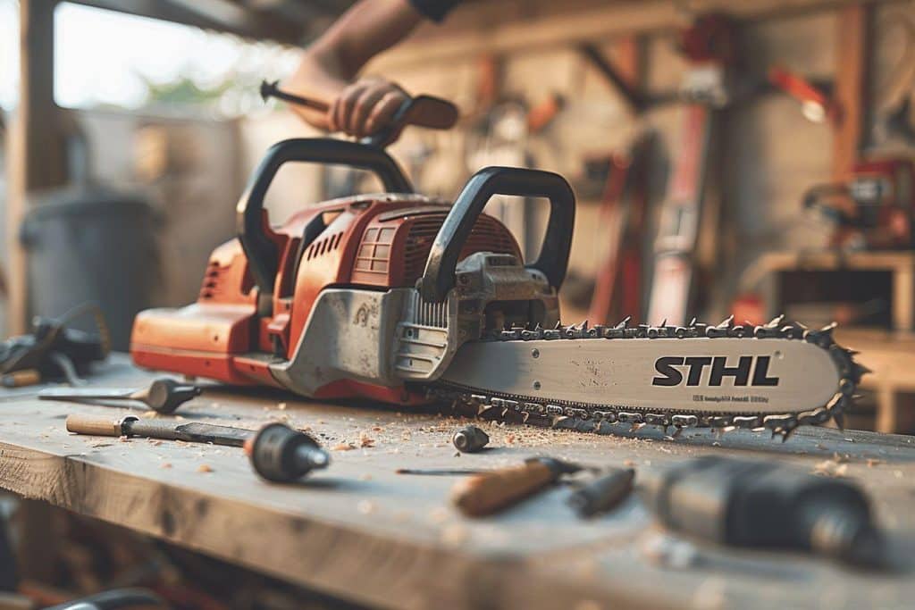 Postrglage Ralenti Trononneuse Stihl